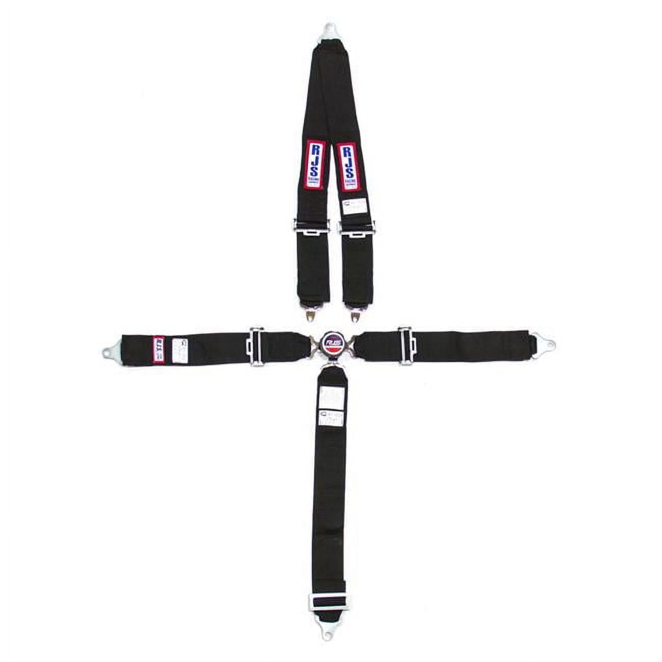 RJS Racing Equipment 1030101 5-Point Cam-Lock Racing Harness Black ...