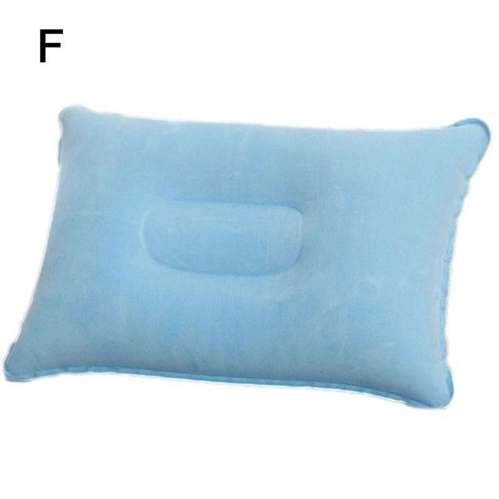 RJSQAQE Inflatable Pillow PVC Nylon Bed Sleeping Camping Pillow ...