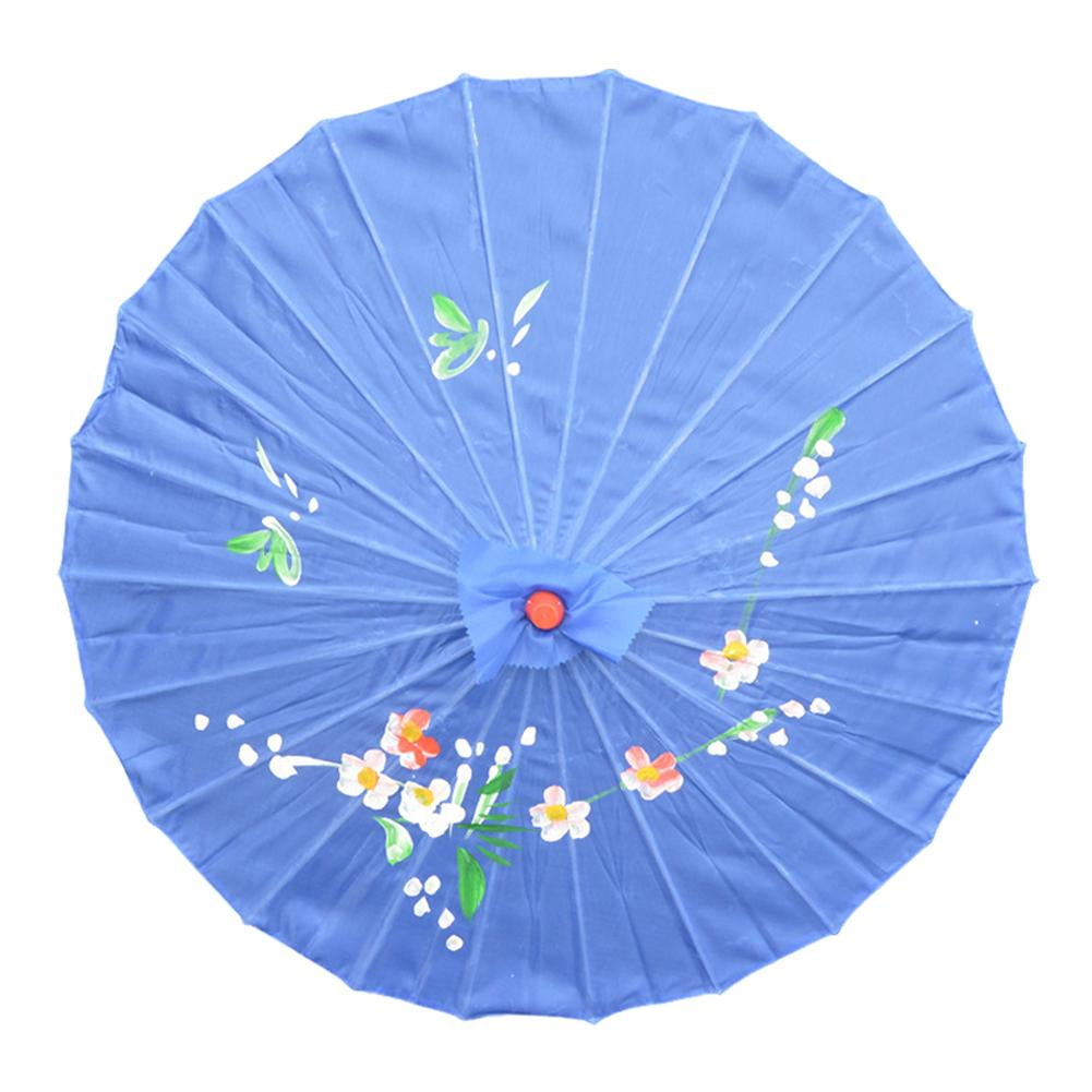 RJSQAQE Oiled Paper Umbrella,Vintage Hand Painted Oil Paper Parasol ...