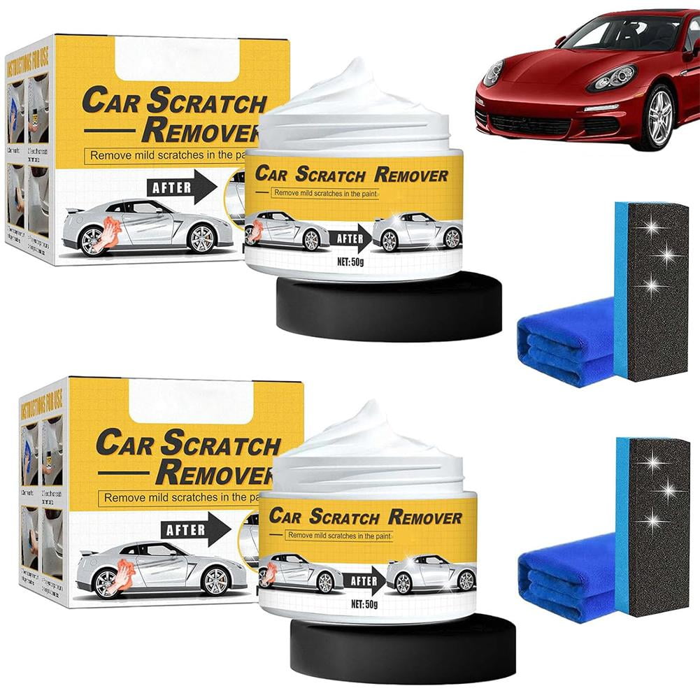 RJSQAQE T-221A Polishing Compound & Scratch Remover with Sponge,Car ...