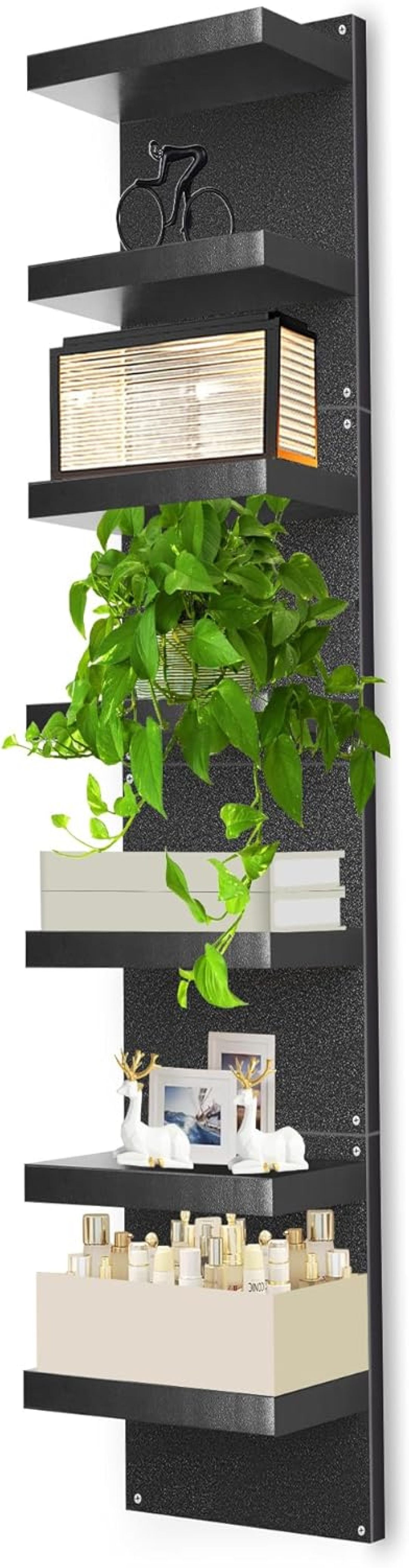 RJTZ 7 Tier Wall Shelf Unit,Tier Wall Shelf, Decorative Wall Mount ...