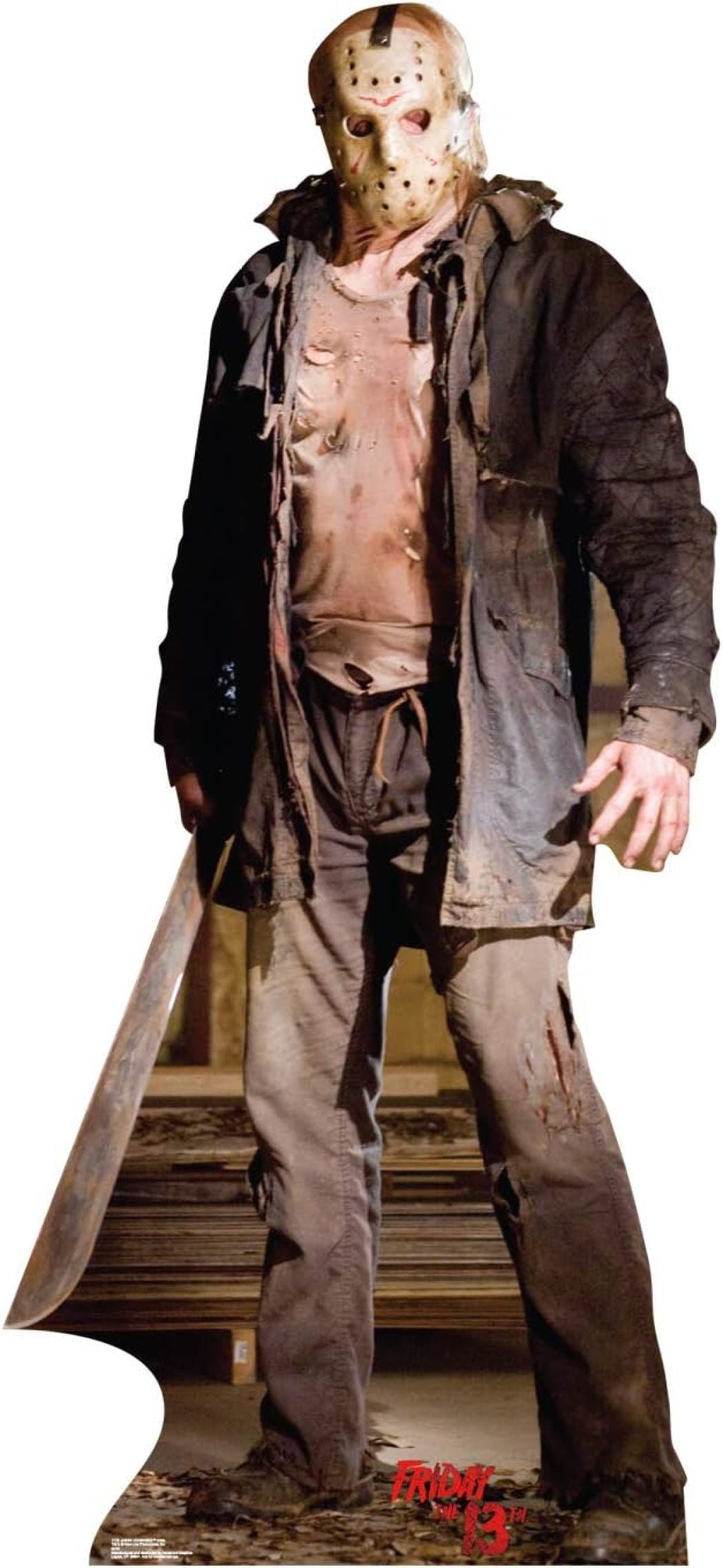 RJTZ Jason Voorhees Knife Life Size Cardboard Cutout Standup - Friday ...