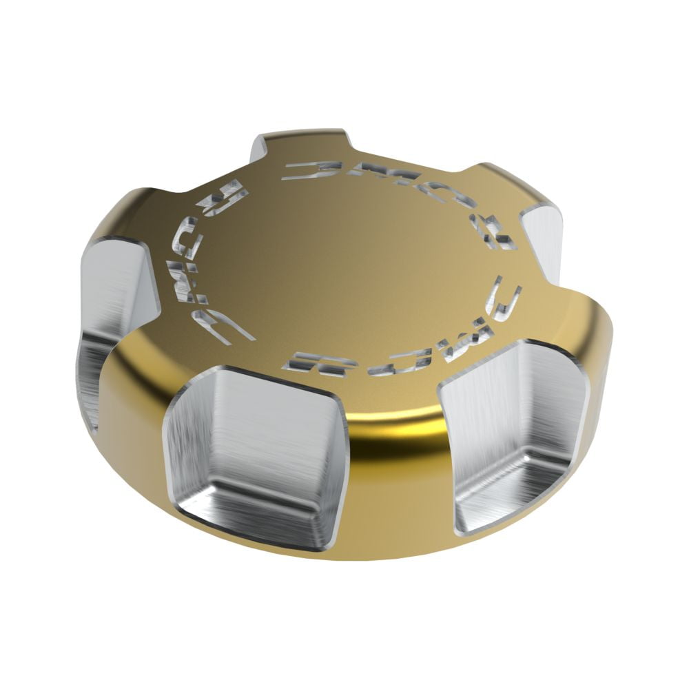 RJWC Krossflow Billet Gas Cap 2.0 Yellow 1501YL For Can Am Outlander ...