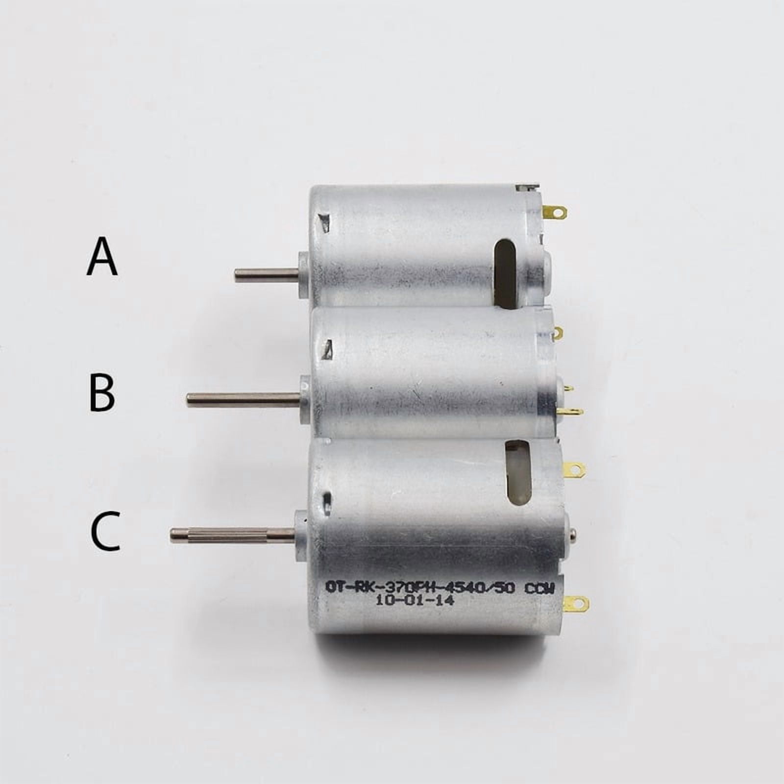 RK-370 Mini 370 Electric Motor DC 3V 5V 6V 7.4V High Speed Micro 24mm ...