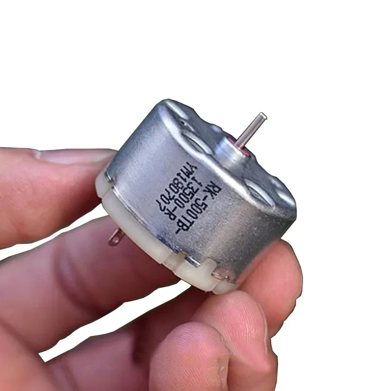 RK-500TB-13500 Mini 32mm Diameter Round Spindle Motor DC 6V 9V 12V ...