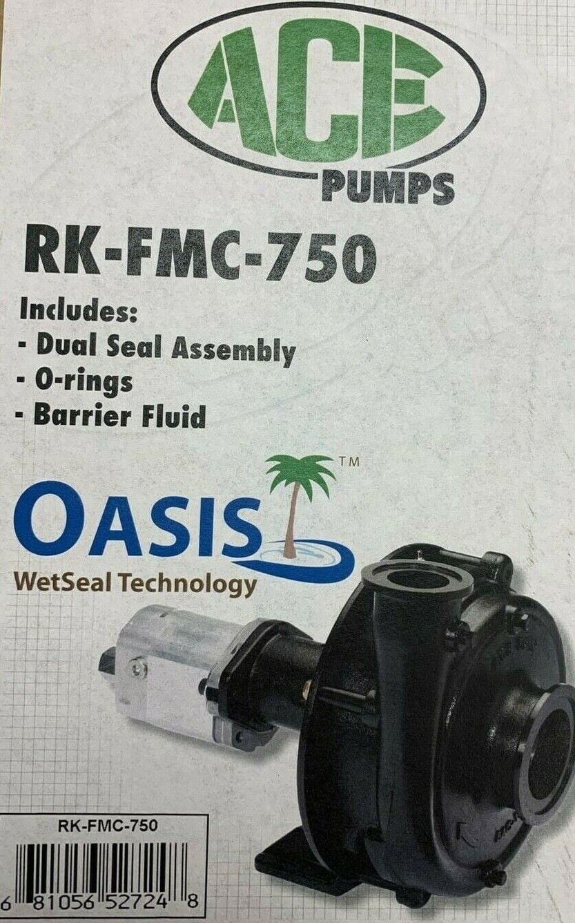 Ace Pumps Repair Kit For Oasis Wet Seal Pump - RK-FMC-750 (52724) - Walmart.com