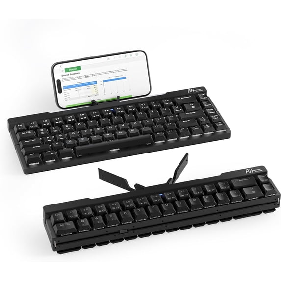 RK ROYAL KLUDGE F68 60% Foldable Low Profile Mechanical Keyboard ...