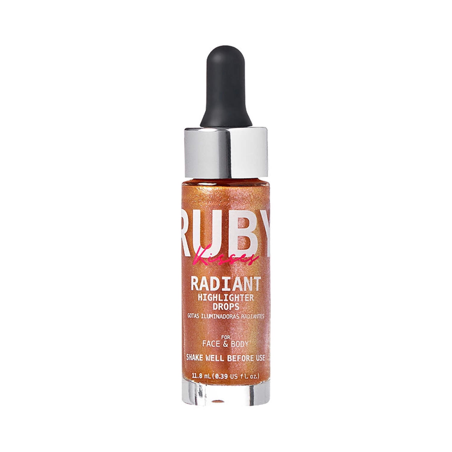 Ruby Kisses Radiant Drops, Shimmer Liquid Highlighter Makeup, Smooth ...