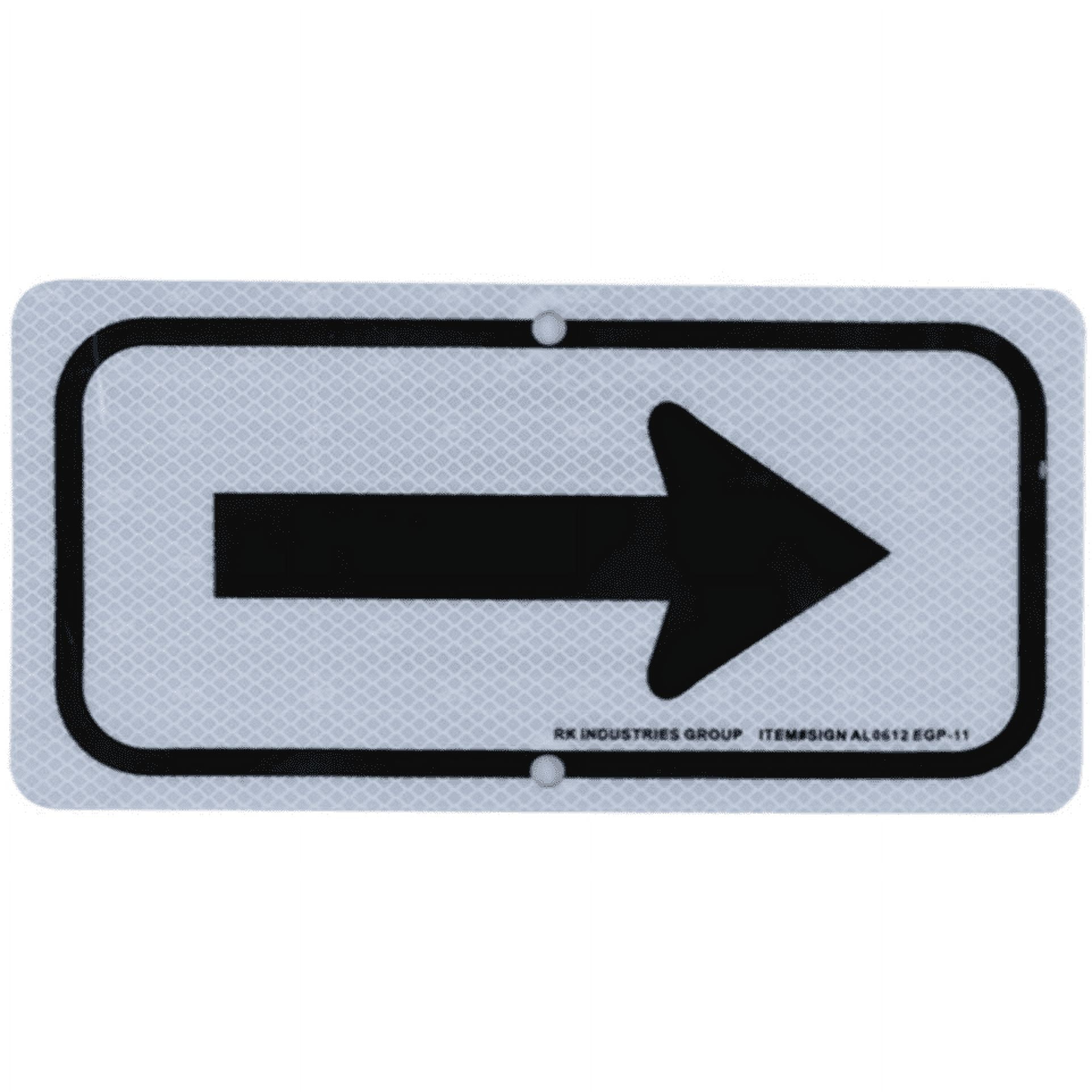 RK Safety Sign, Arrow Sign - Default Title - Walmart.com