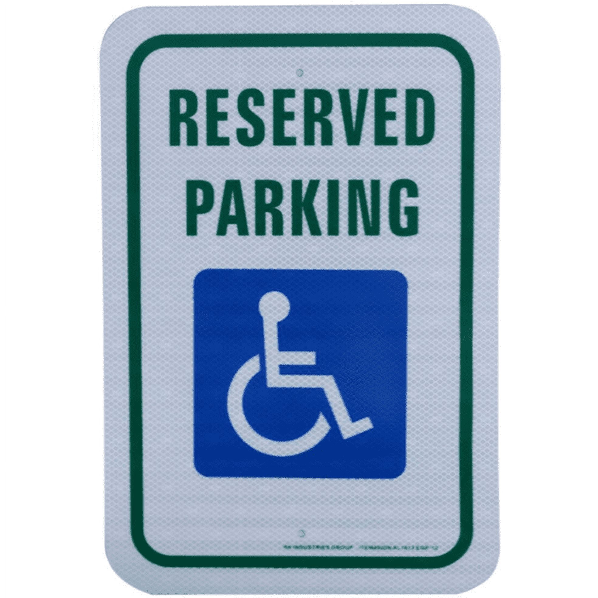 RK Safety Sign, Legend "Reserved Parking" - Default Title - Walmart.com