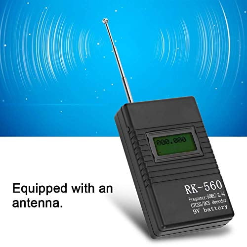 RK560 Mini Radio Frequency Counter Meter,50MHz-2.4GHz Radio Frequency ...