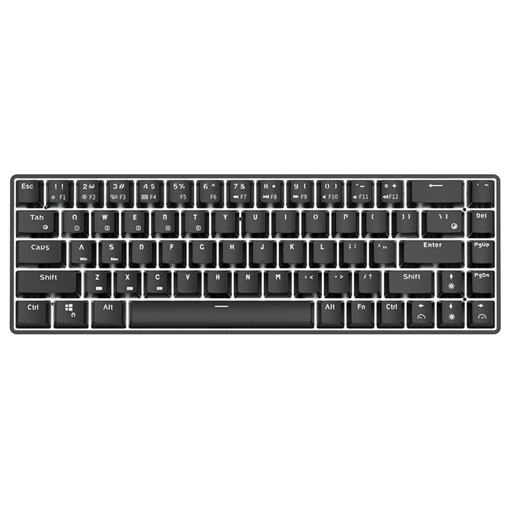 RK855 Mode 68-Key Portable Ergonomic Gaming Bluetooth Mechanical ...