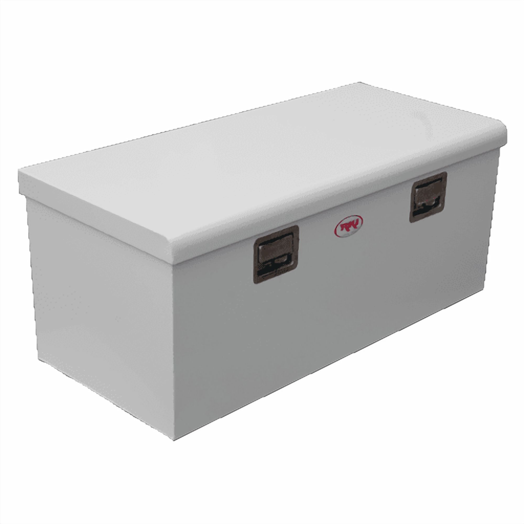 RKI M45-1NM Single Lid Steel Chest Box Wht F/Sportside/Midsize ...