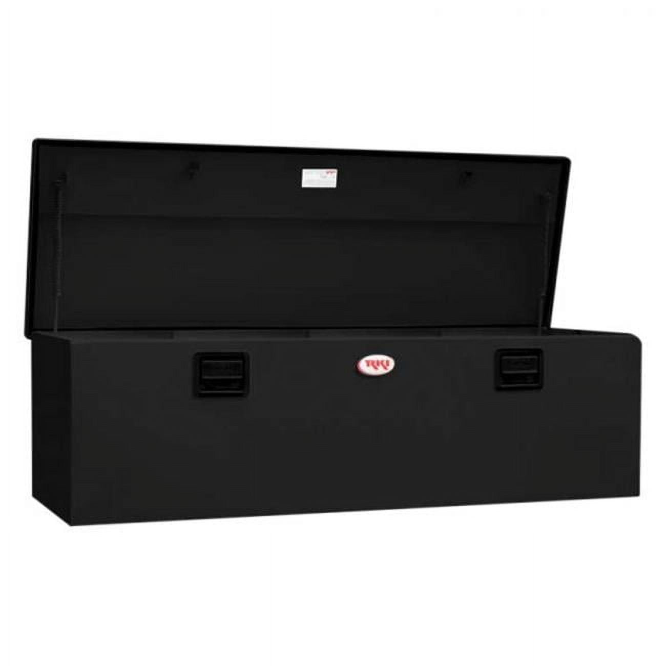 RKI M60-1NMB Single Lid Steel Chest Tool Box for 8 ft. Beds, Black ...