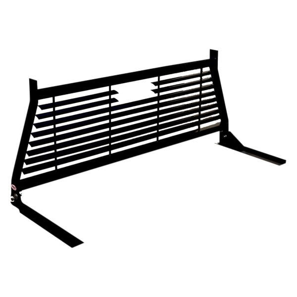 RKI WG11B Headache Rack Louvered Powder Coated Black Heavy Gauge Steel ...