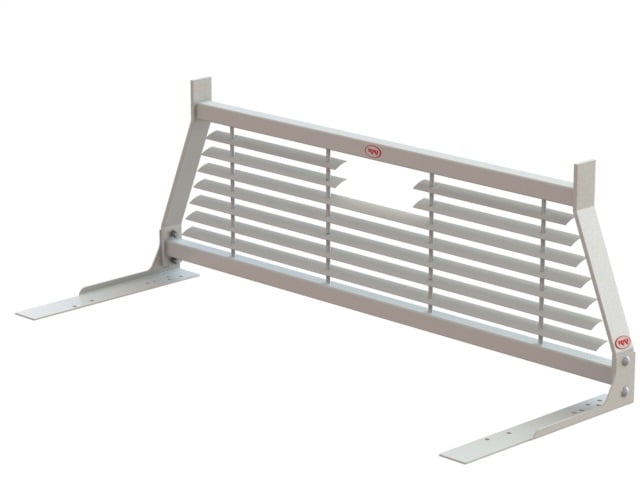 RKI WG15 Headache Rack Louvered Powder Coated White Heavy Gauge Steel ...