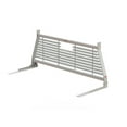 RKI WG15AW Headache Rack Louvered White Aluminum With Mounting Kit And ...