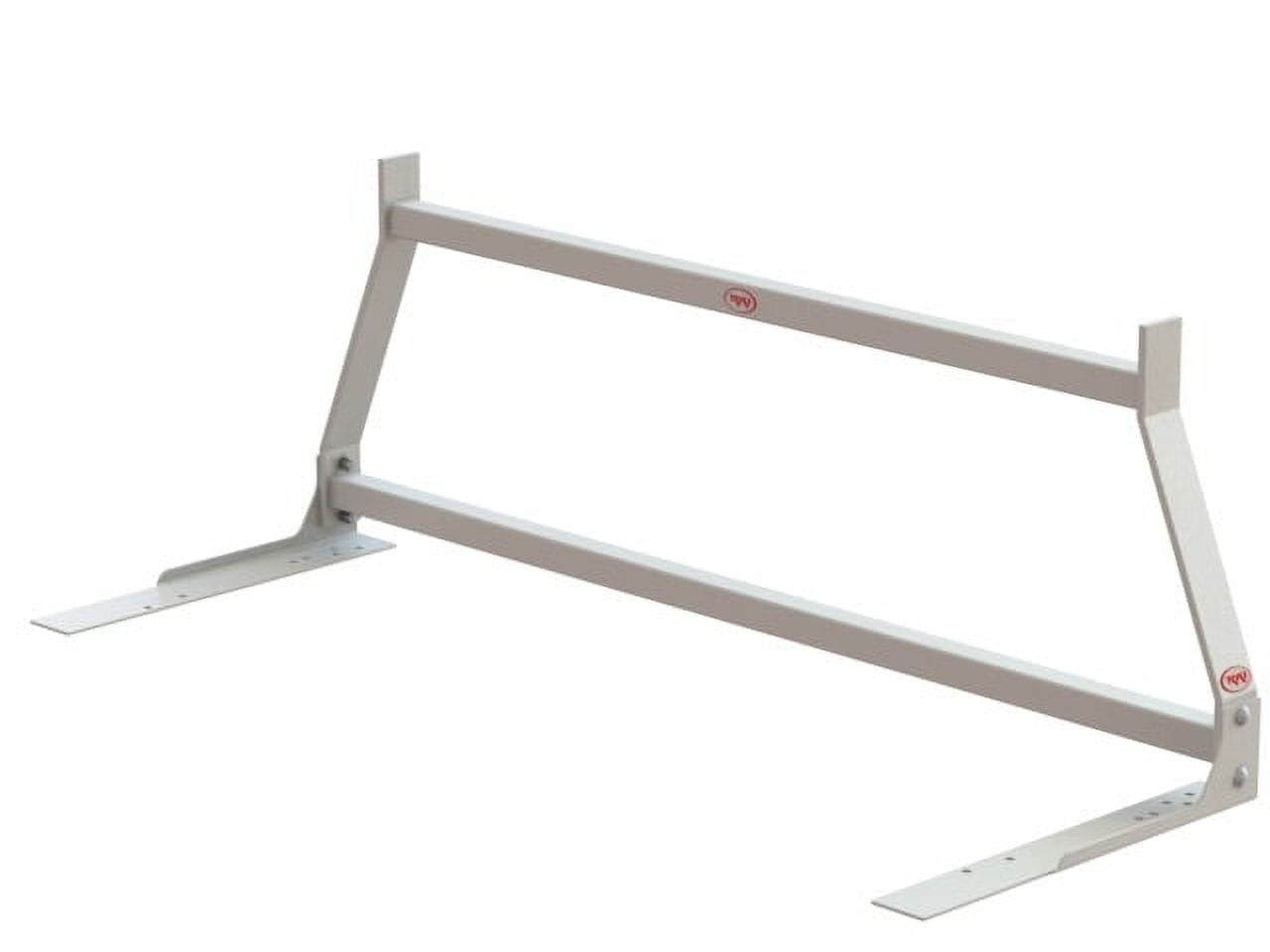 RKI WG15NL Headache Rack Frame Only White Steel Can Use W/Crossbed Box ...