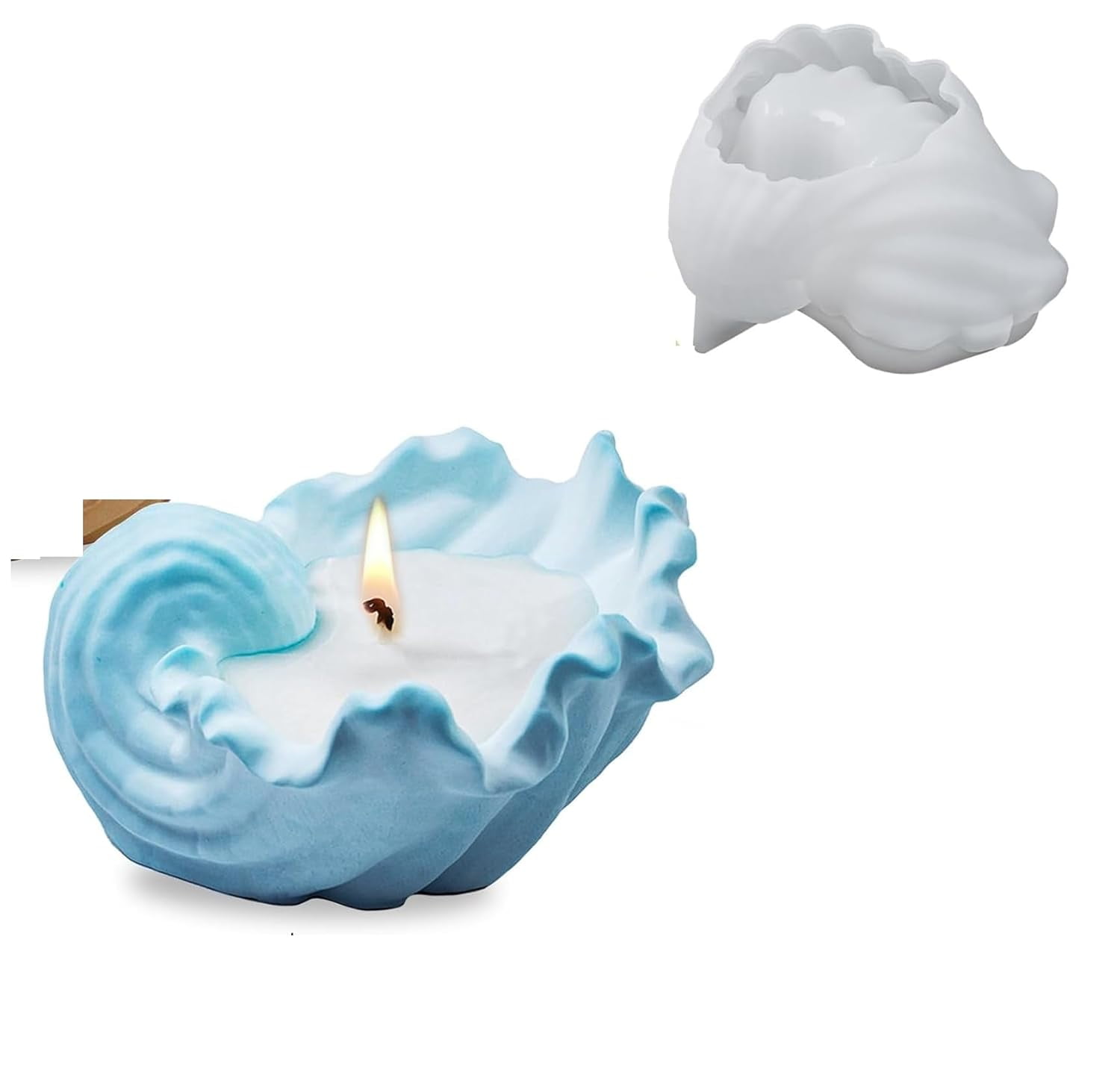 RKPM HOMES Planter Mold I Conch Shell Casting Silicone Epoxy ...