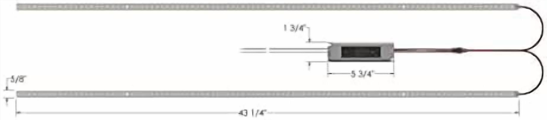 RKS2440-50-B 4 ft. 40W 5000K Equivalent Integrated White LED Magnetic ...