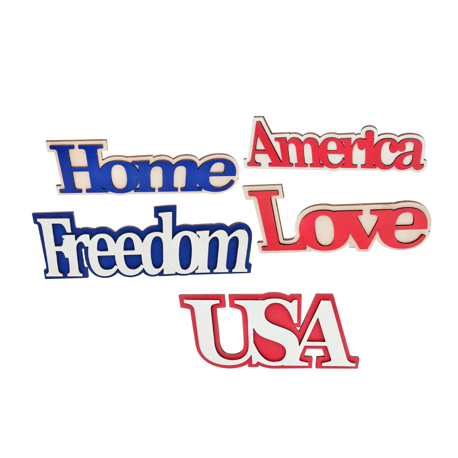 RKSTN 4th of July Decorations Ground Layout Props American Independence ...