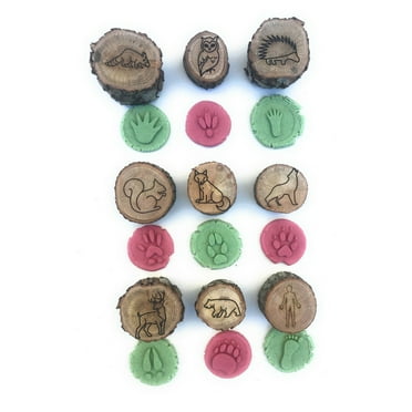 Melissa & Doug Wooden Stamp Set, Favorite Things - 26 Wooden Stamps, 4 ...