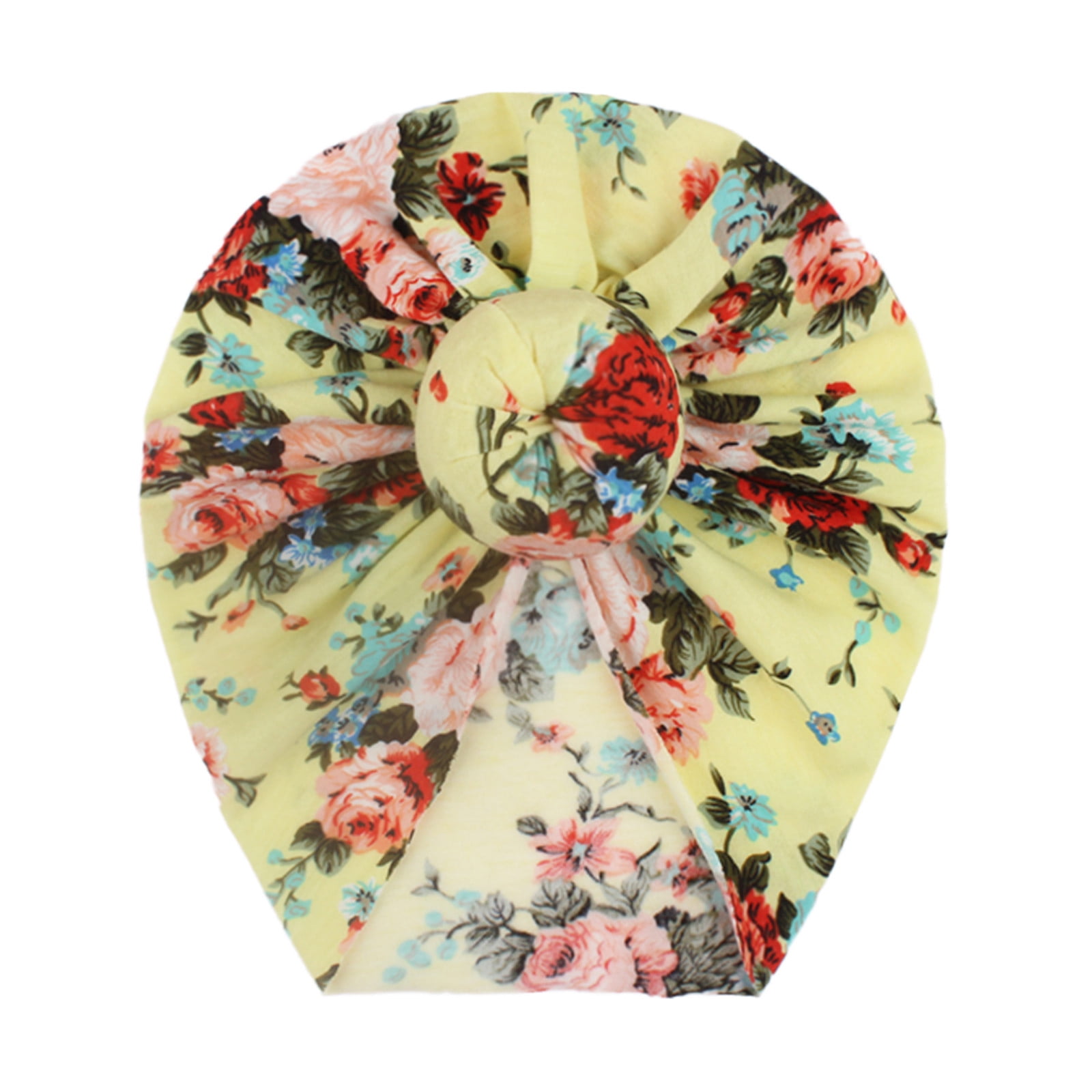 RKSTN Baby Hats Baby Essentials Toddler Kids Baby Boys Girls Floral Knotted Hat Beanie Headwear ...