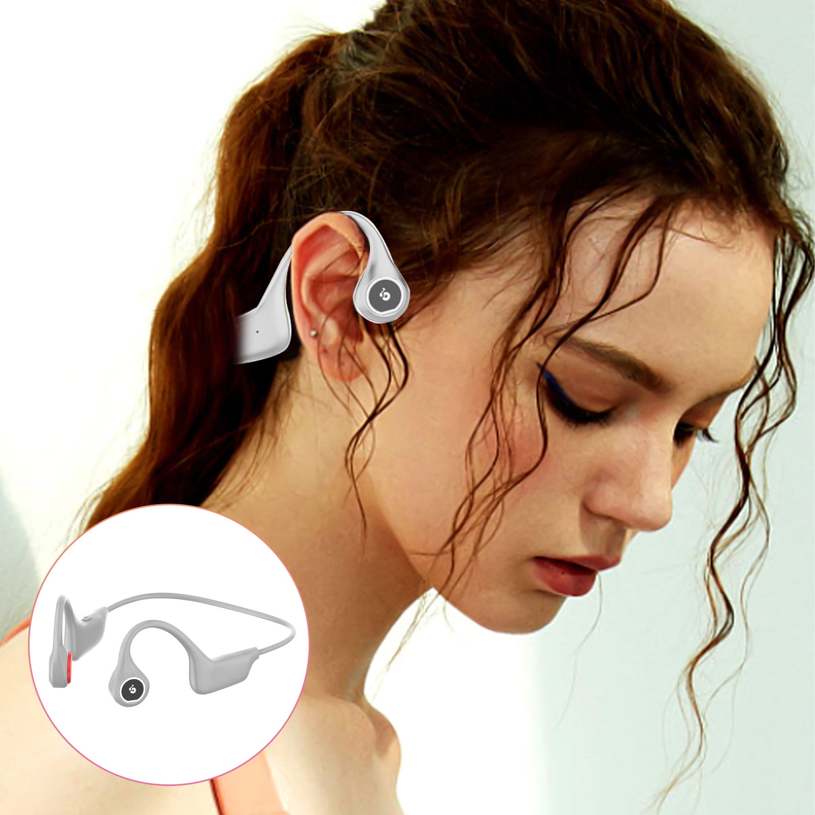 RKSTN Bluetooth Conduction Headphones Open Ear Headphones Bluetooth 5.1 ...