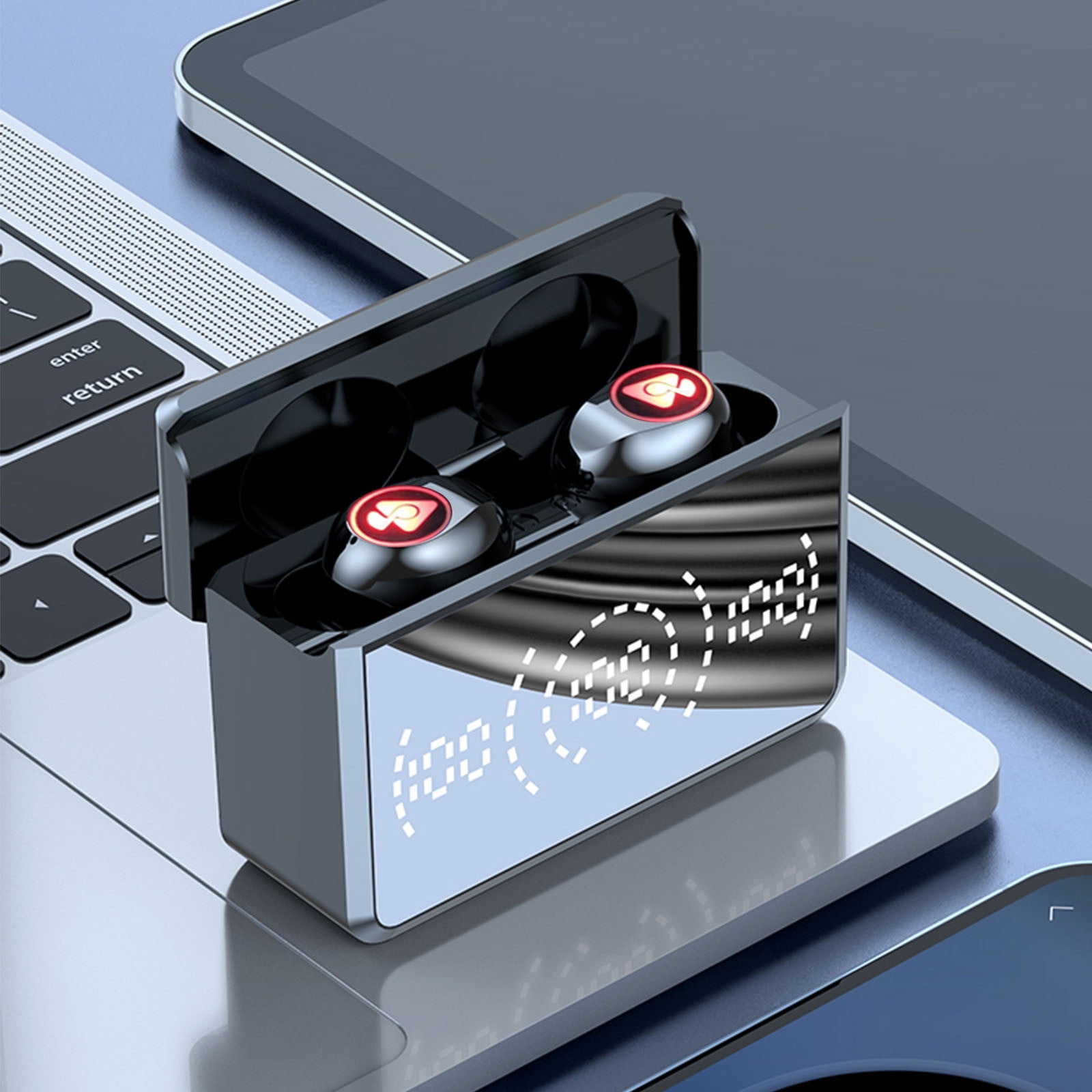 RKSTN Bluetooth Earbuds Ear Buds 5.3 Three True Digital Display ...