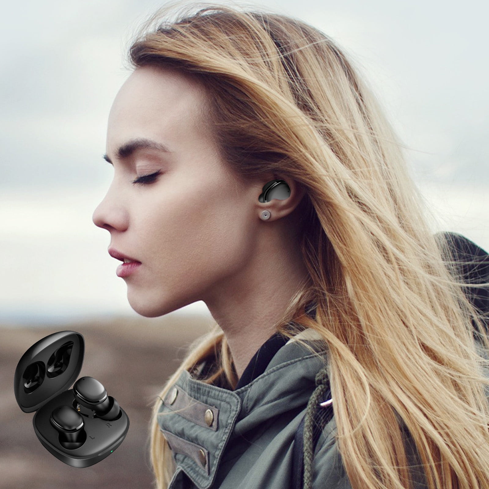 RKSTN Bluetooth Earbuds Ear Buds Bluetooth Headphones Wireless Earbuds ...