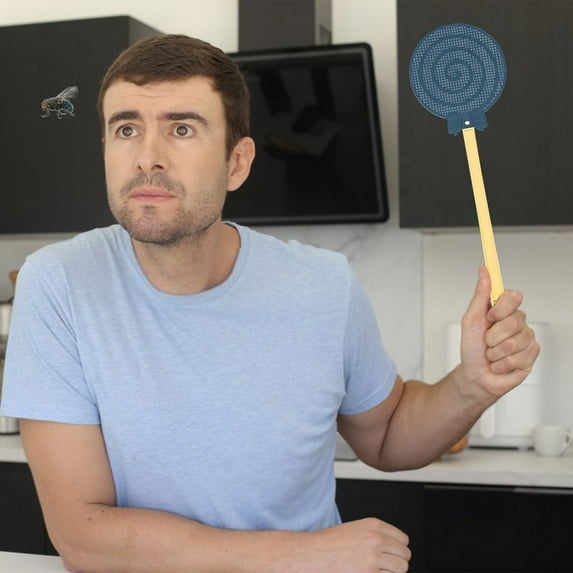 RKSTN Bug Zapper Swatter Telescopic Flyswatter Large Swatters That Work ...