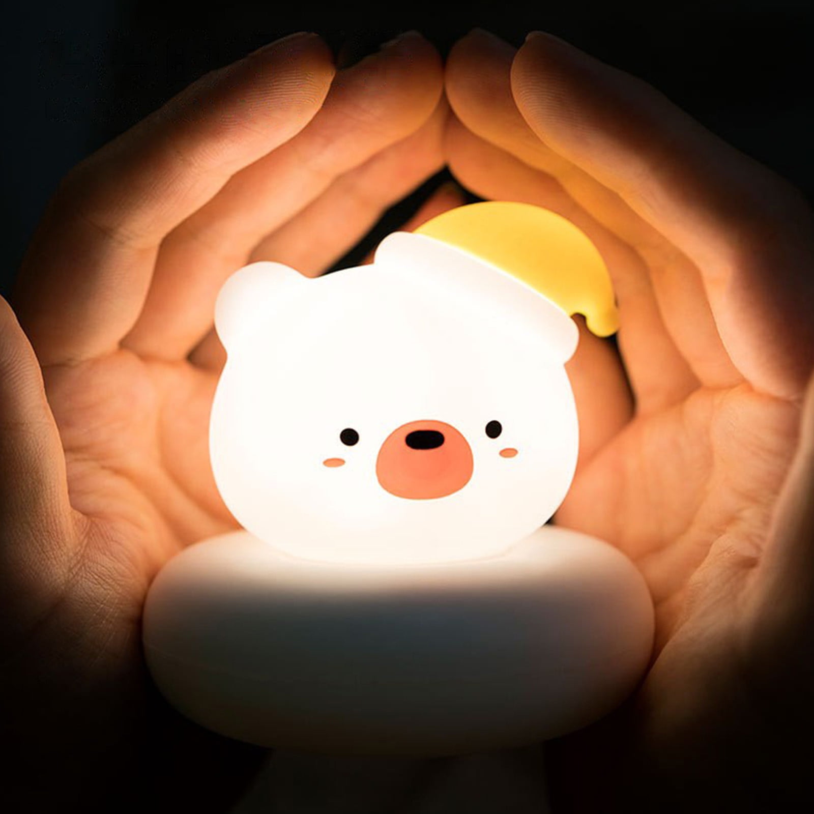 RKSTN Children's Cute Night Light, Nursery and Toddler Silicone Sensor ...