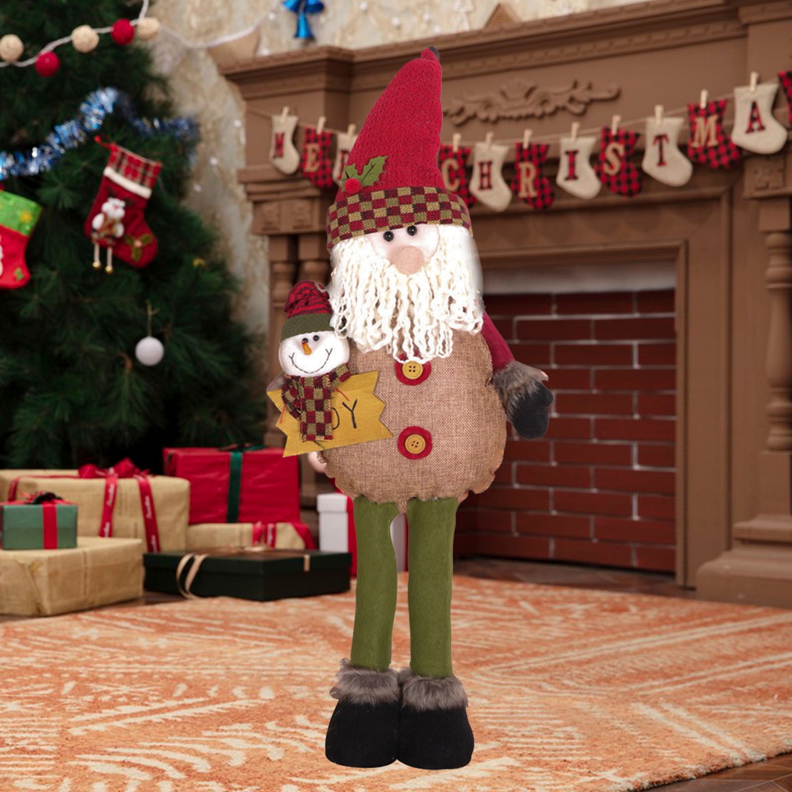 RKSTN Christmas Decorations, Retractable Dolls, Christmas Tree ...