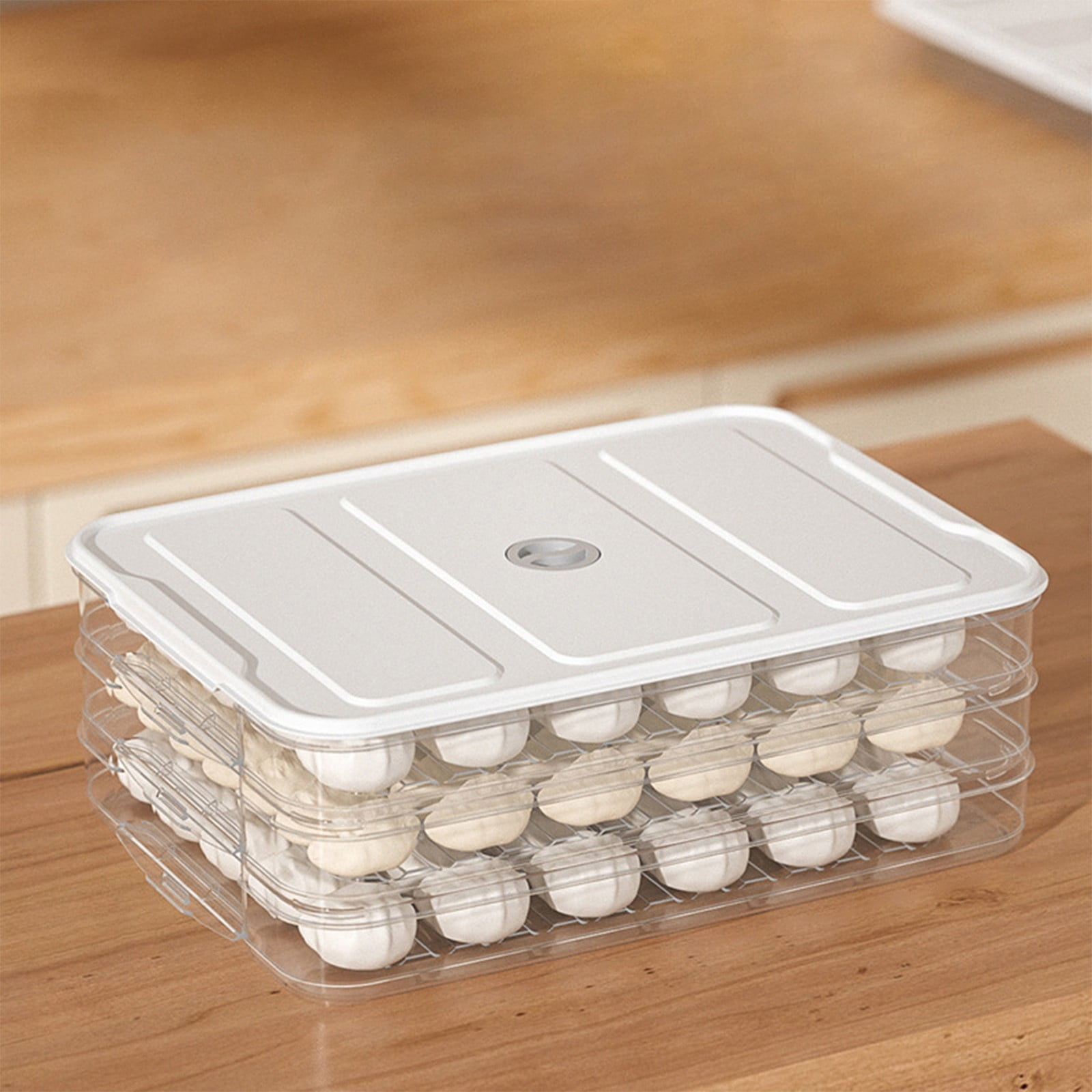 RKSTN Dumpling Organizer Freezer Box Refrigerator Organizer Bins,Food ...
