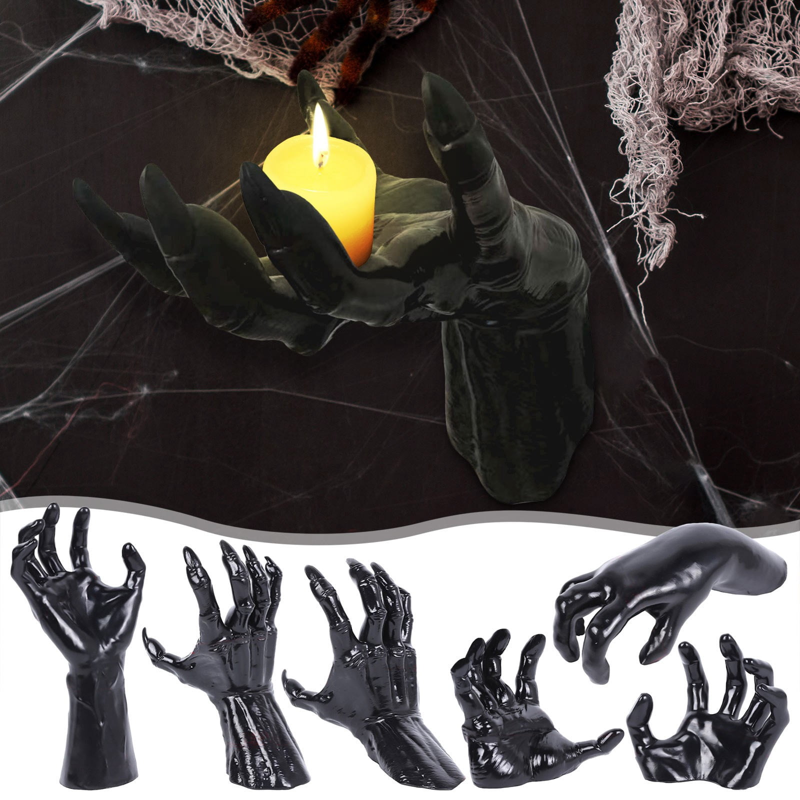 RKSTN Halloween Decorations Indoor & Outdoor, Wall Mounted Creepy ...