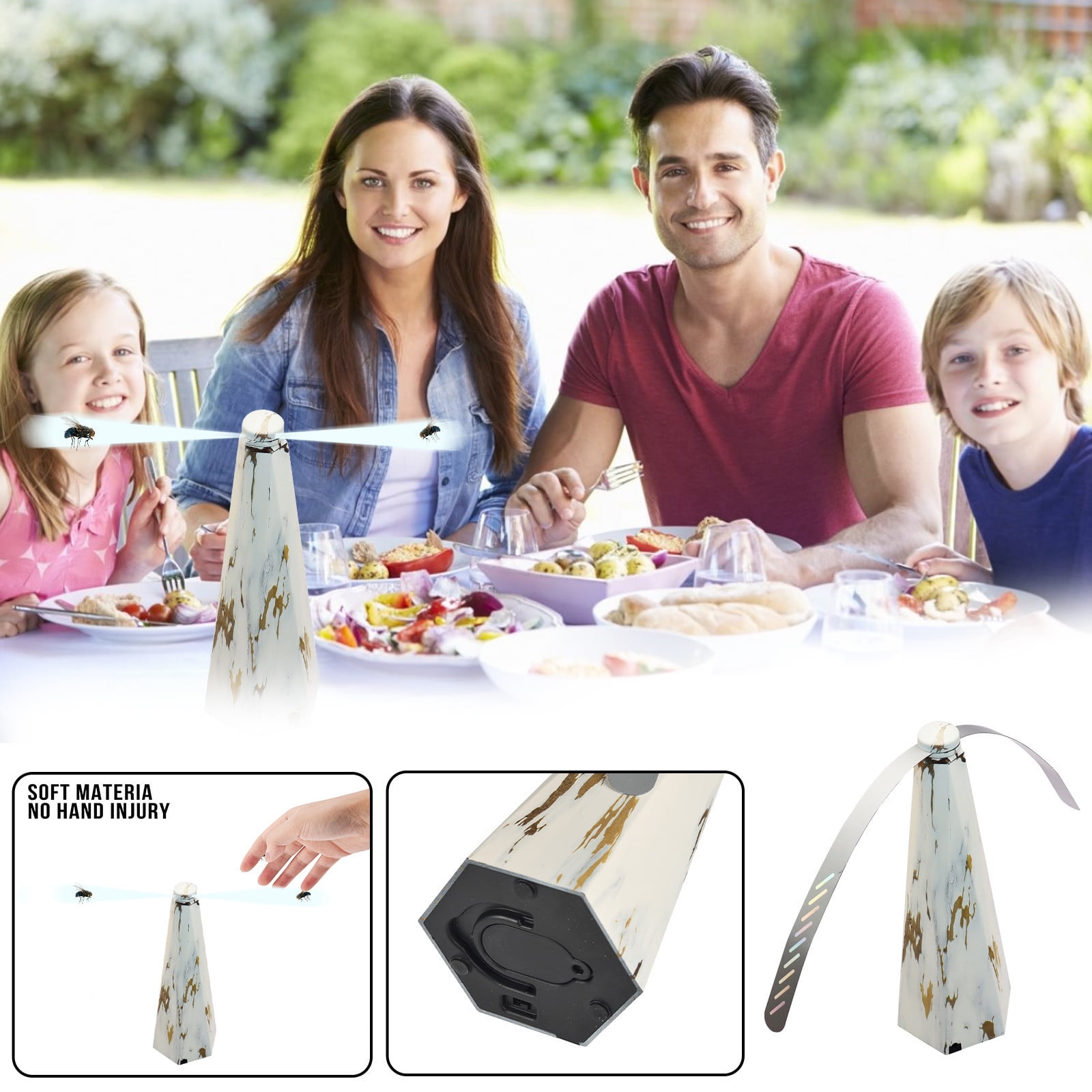 RKSTN Mosquito Trap Bug Zapper USB Multi-function Leaf Fly Home ...