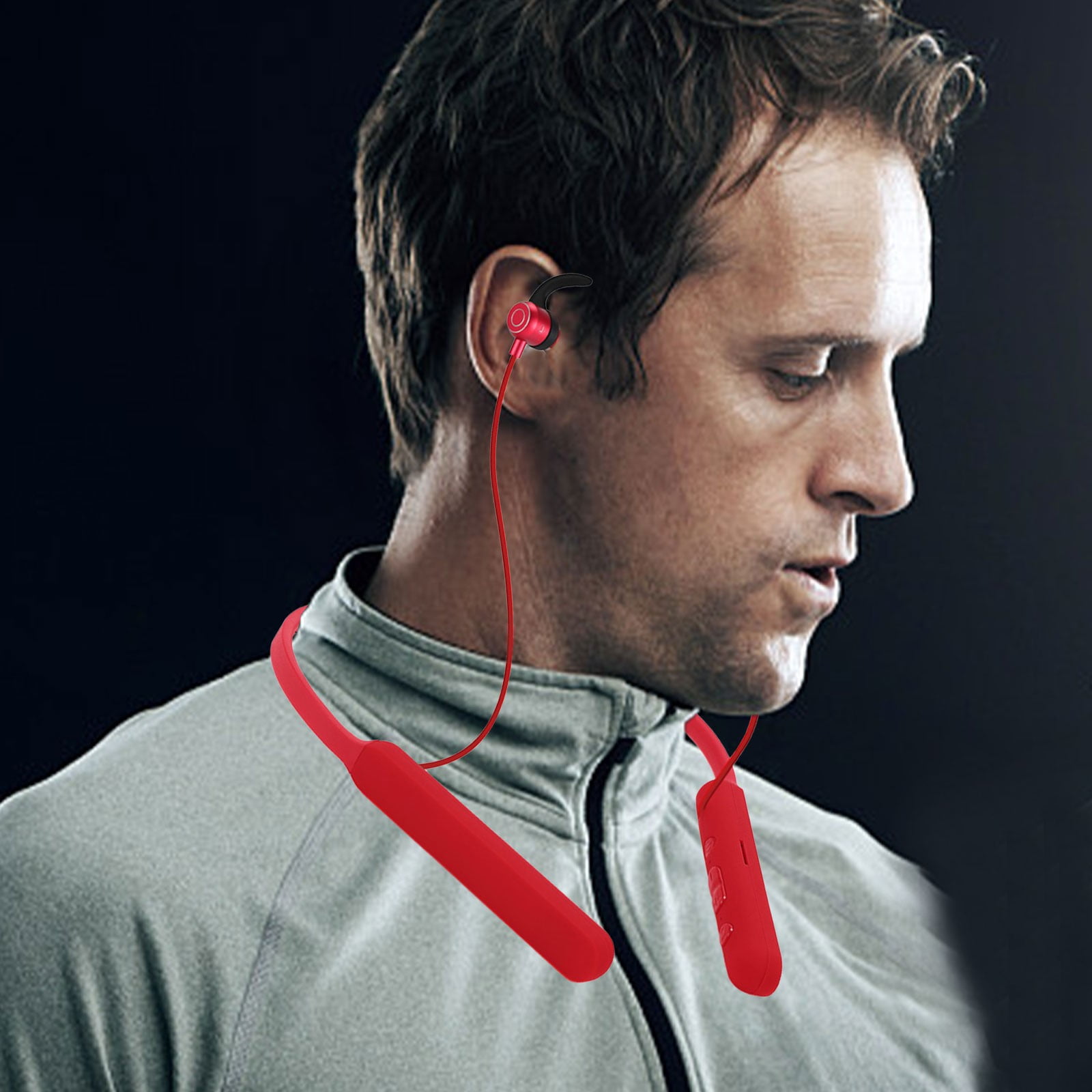 RKSTN Neckband Bluetooth Headphones Travel Essentials Bluetooth Headset ...