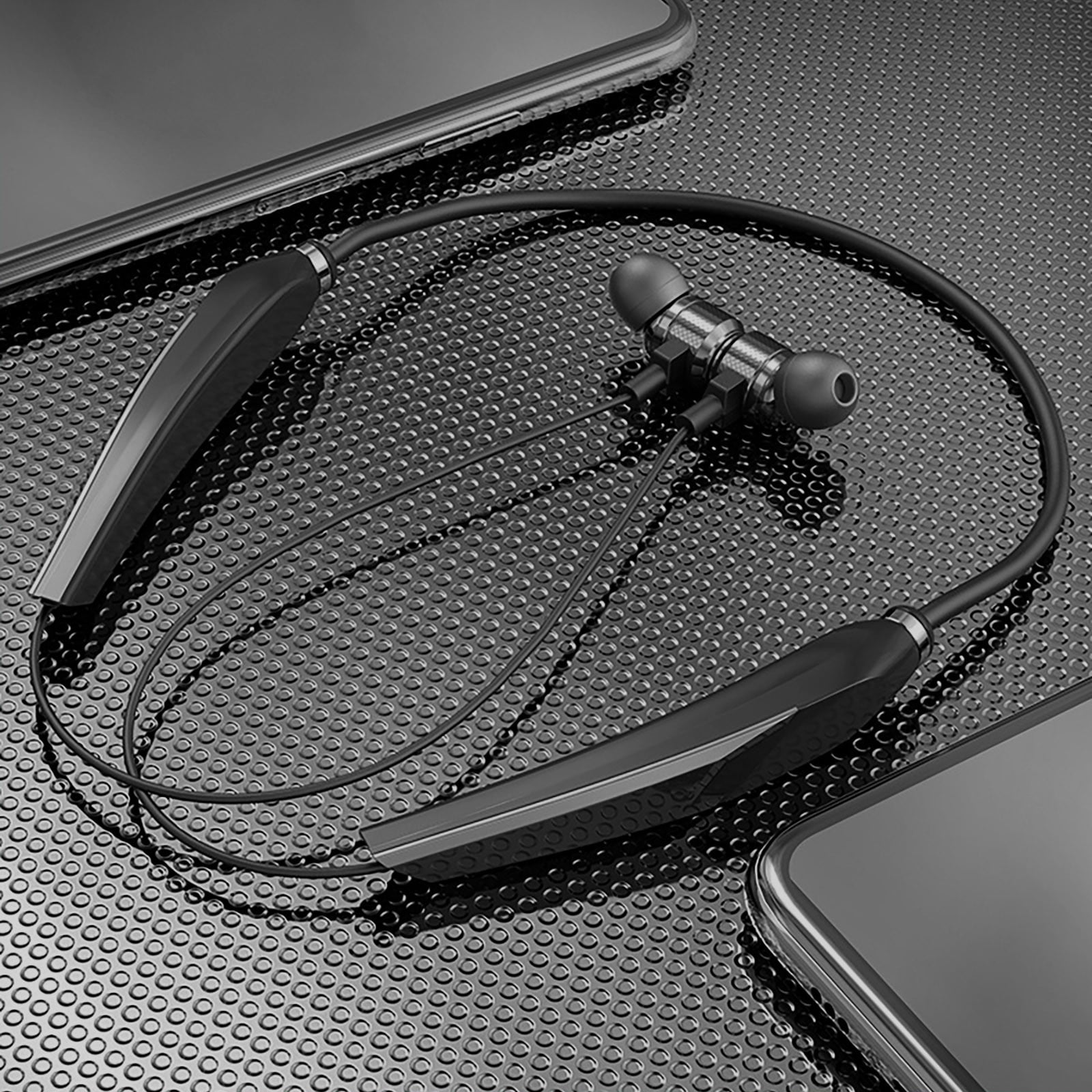 RKSTN Neckband Bluetooth Headphones Travel Essentials Neck Bluetooth ...