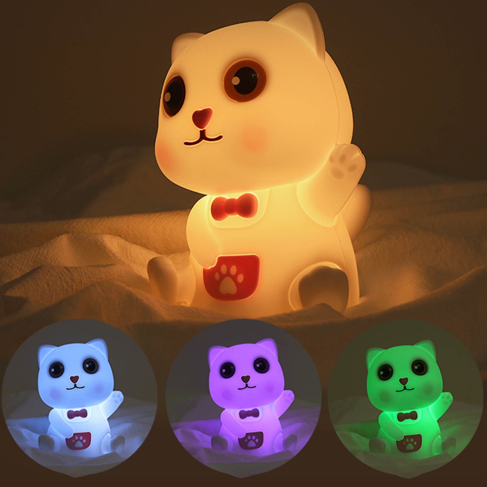 RKSTN Night Light Three Speed Dimming USB Charging Timing Small Night ...