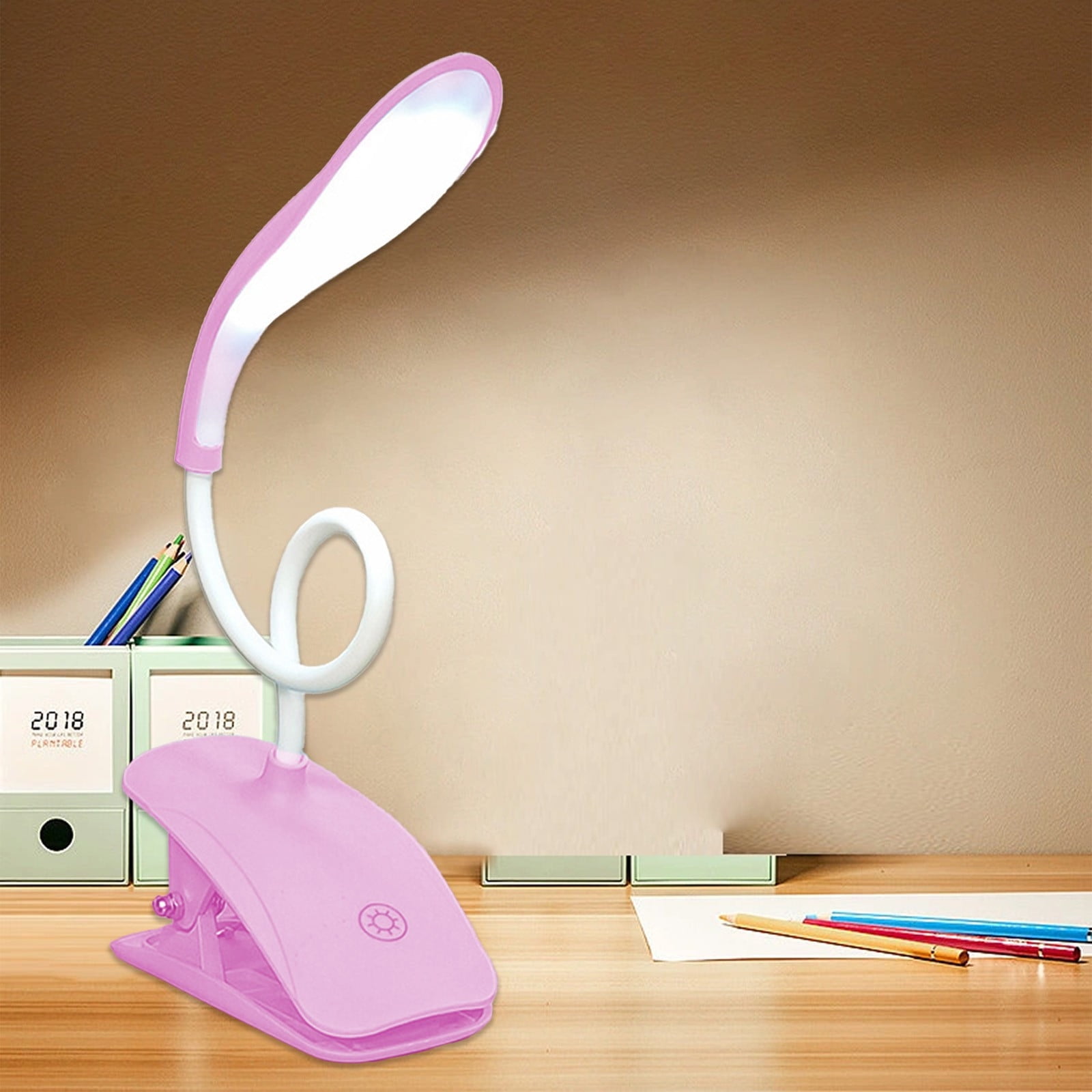 RKSTN Lamp, Night Light, Reading Light with Clamp, Flexible Gooseneck ...