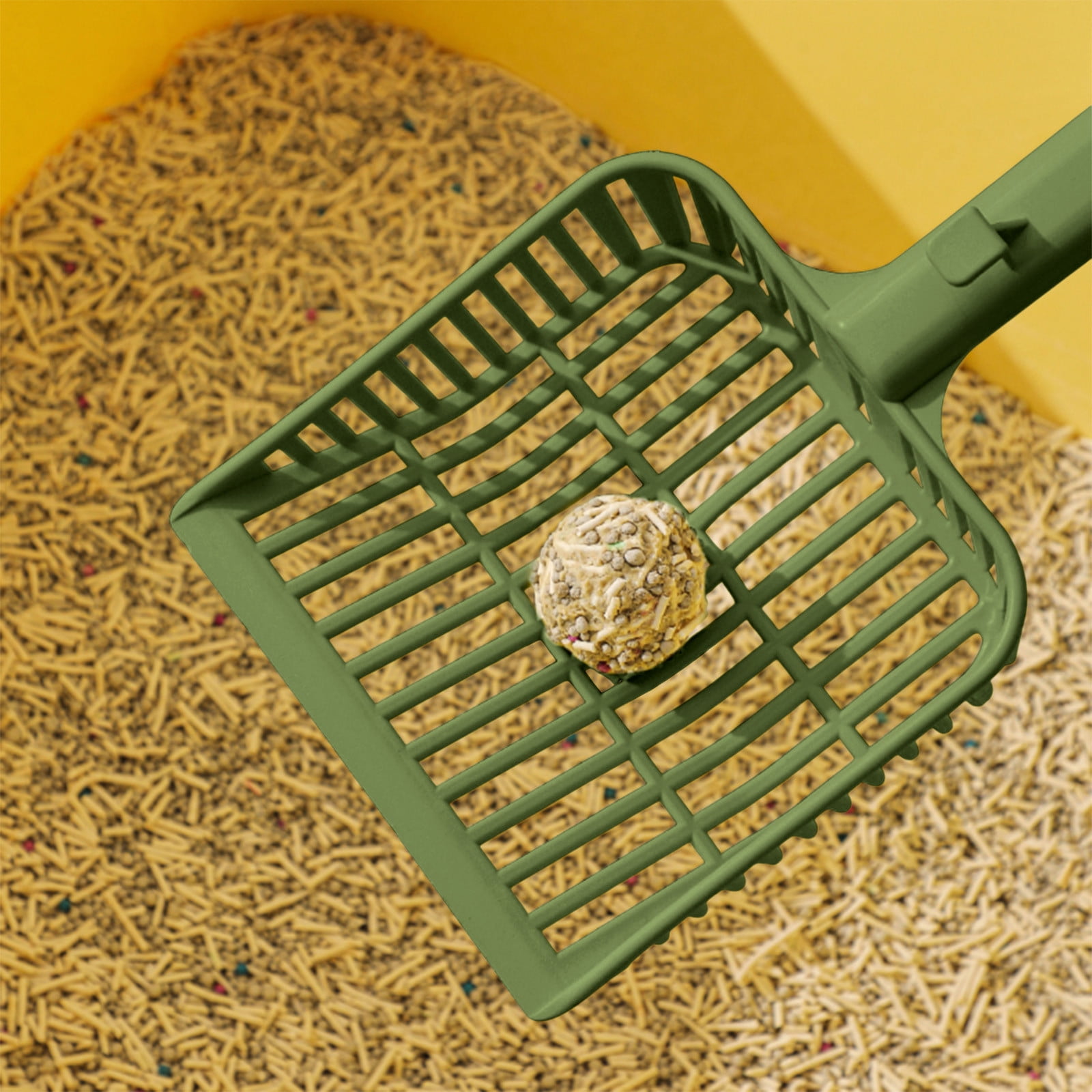 RKSTN Pooper Scooper Cats Litter Shovel Large Fine Hole Poop Shoveling ...