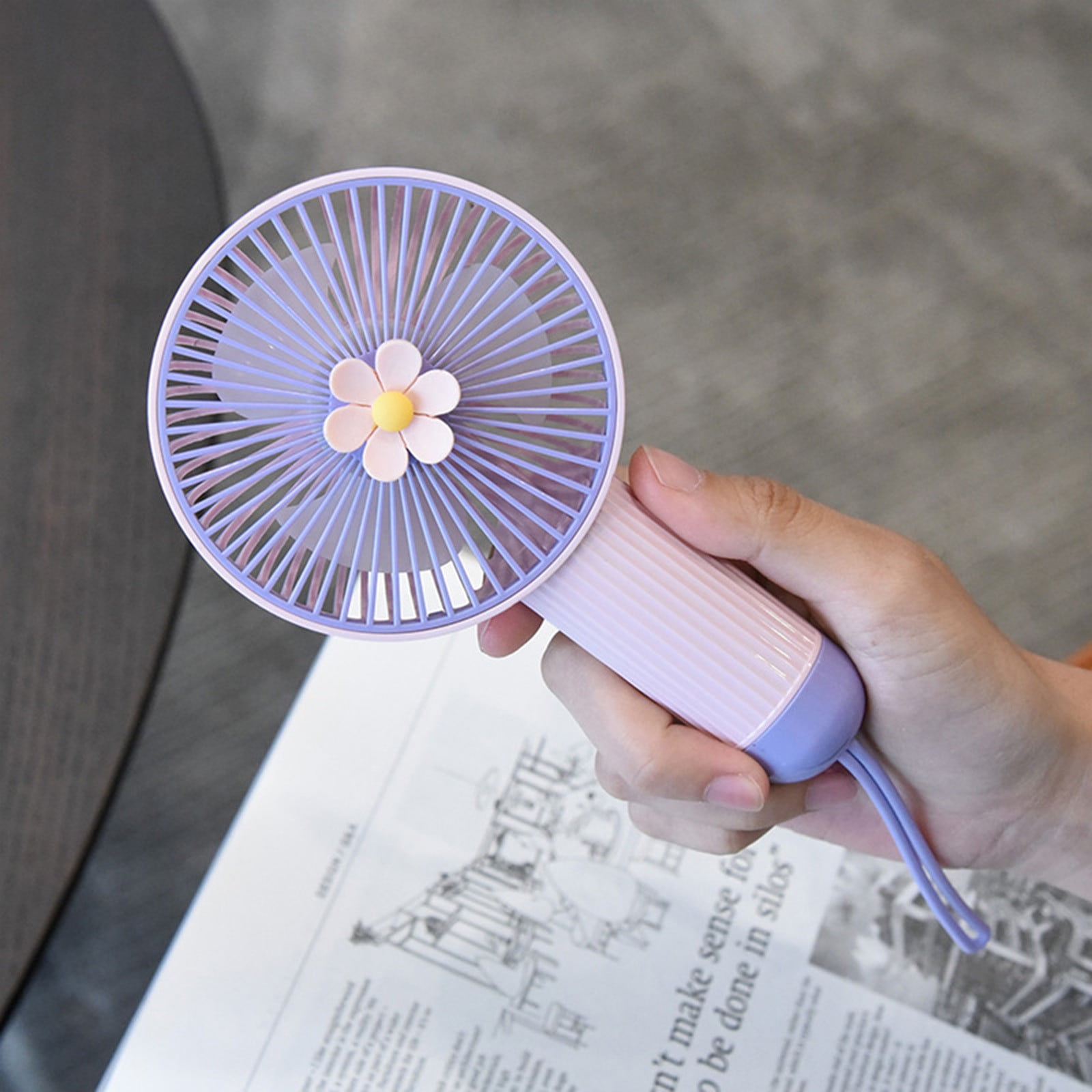 RKSTN Portable Fan Apartment Essentials Smart Handheld Small Fan ...