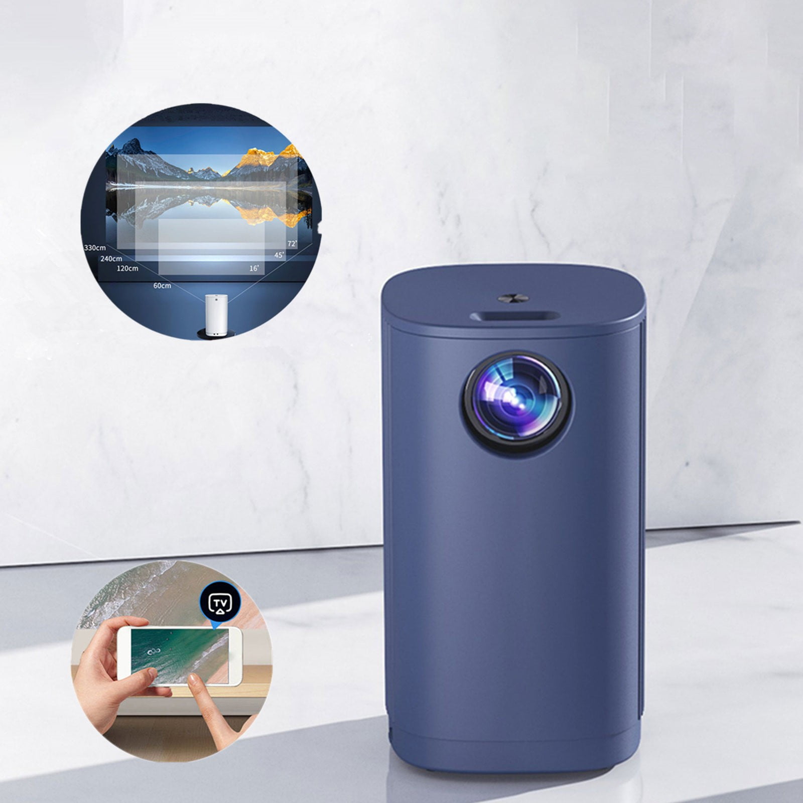 RKSTN Projector Apartment Essentials T30 Mobile Phone Wireless Same ...