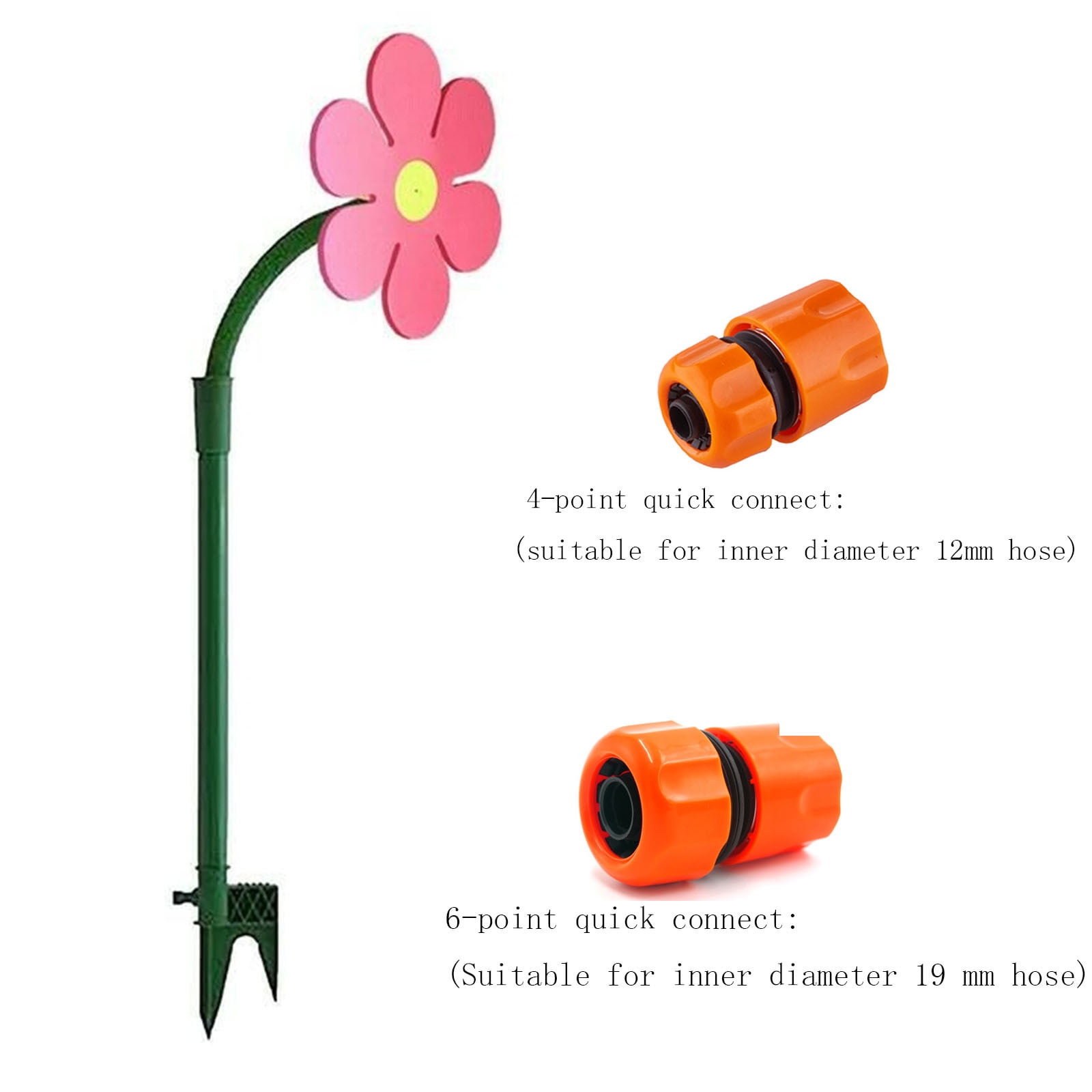 RKSTN Sprinklers for Yard Gardening Tools Funny Garden Sun Flower ...