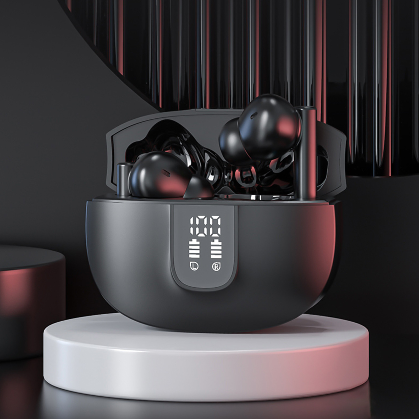 RKSTN Wireless Earbuds Ear Buds Wireless Bluetooth Headset 5.3 ...