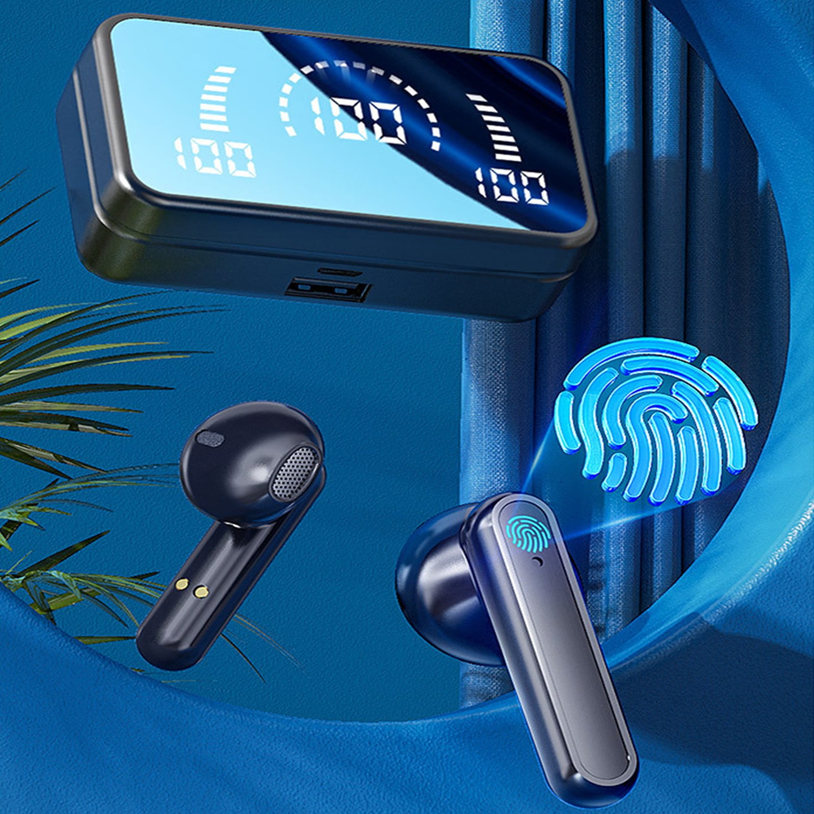 RKSTN Wireless Earbuds Ear Buds Wireless Earbuds Bluetooth In Ear Light ...