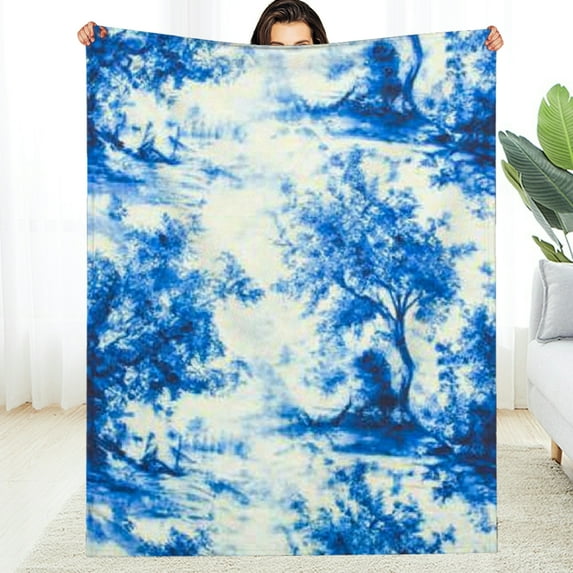 RKSupls Christmas Throw Blanket, Vigorous forest Soft Flannel Blanket ...