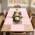 RKSupls Daisy Ribbon Stripe Pattern Linen Placemats 30x45cm Straight ...