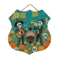 RKSupls Mariachi Skeleton Pattern Wooden Wall Mounted Bottle Opener ...