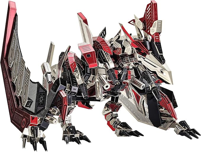 RKXQT 3D Metal Model Kits, Mechanical Pterosaur Metal Puzzle Kit, DIY ...
